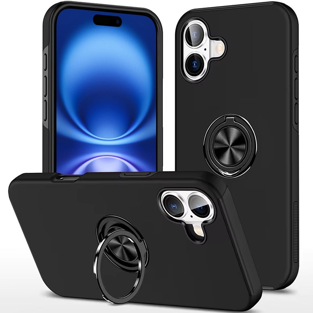 UI iPhone 17 CHIEF Oil Painted Magnetic Ring Stand Hybrid Case Cover ...